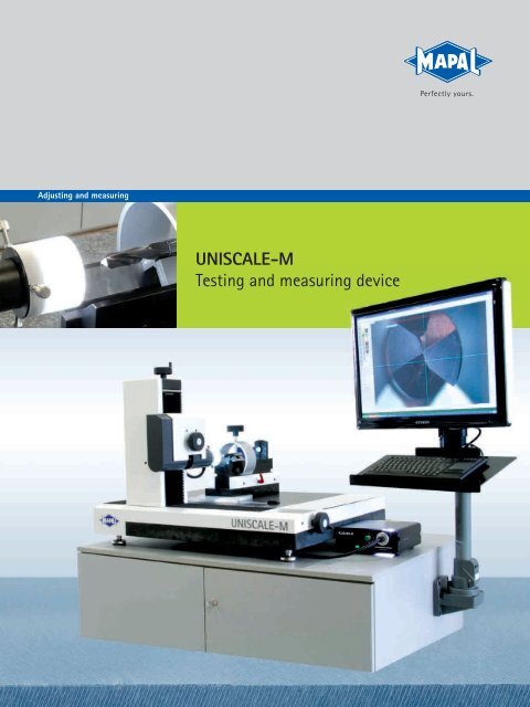 UNISCALE-M Testing and measuring device - MAPAL Dr. Kress KG