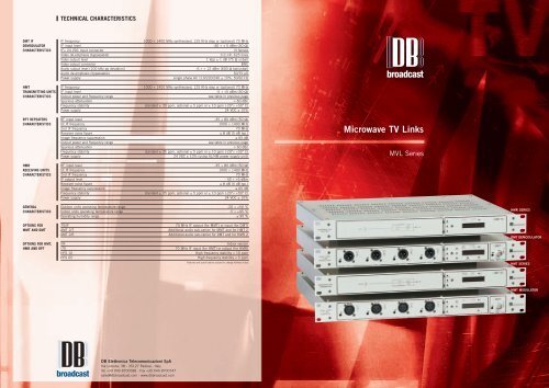 Technical Brochure - DB Broadcast
