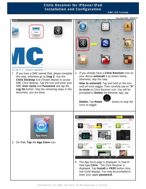 How to access Citrix from iPhone/iPad
