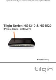 Tilgin Home Gateway HG 321