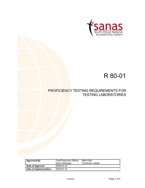 R 80-01 - Sanas