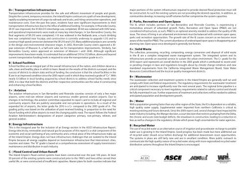Inland Empire Report Card - ASCE CA Infrastructure Report Card ...