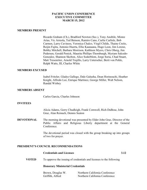 Download - Pacific Union Conference