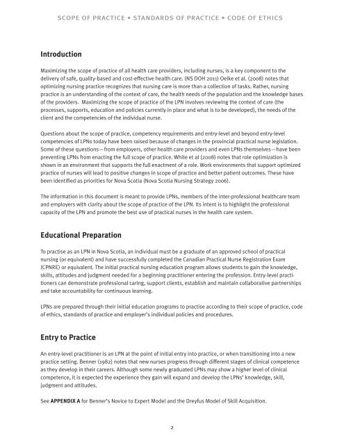 Scope Of Practice • Sta