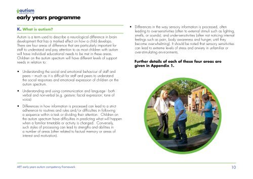 early years programme K.