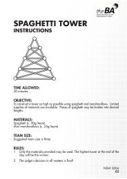 Spaghetti Tower Instructions - KATS