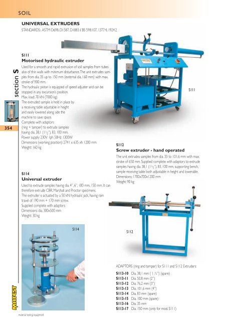 Universal & manual extruder