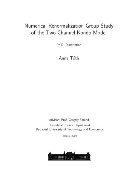Numerical Renormalization Group Study of the Two-Channel Kondo ...
