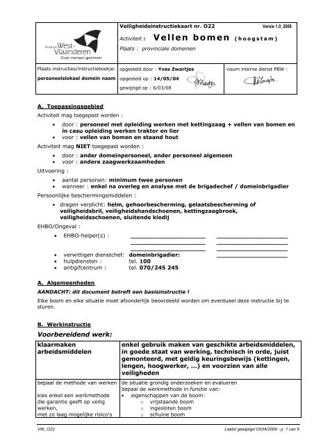 Vellen van bomen (PDF) - BeSWIC