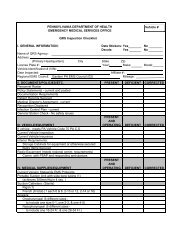 als squad checklist - Eastern EMS Council