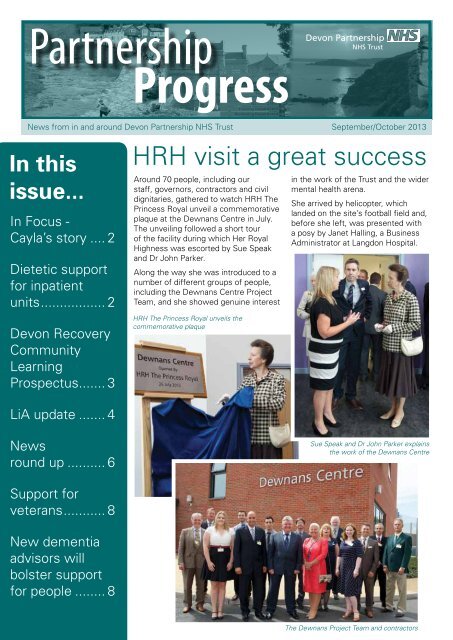 In this issue... - Devon Partnership NHS Trust