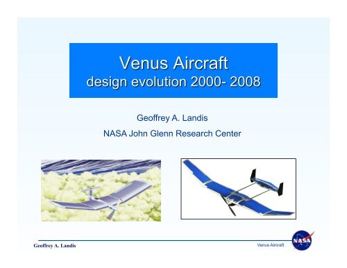 Planes/UAV/Aircraft Design - Space Flight Systems - NASA