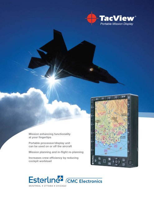 Mission enhancing functionality at your fingertips Portable ... - Esterline