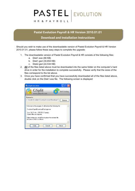 Pastel Evolution Payroll & HR Version 2010.01.01 Download and ...