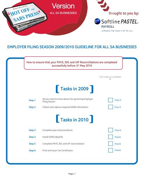 HISTORY OF CHANGES â Pastel Payroll 2008 Update 3