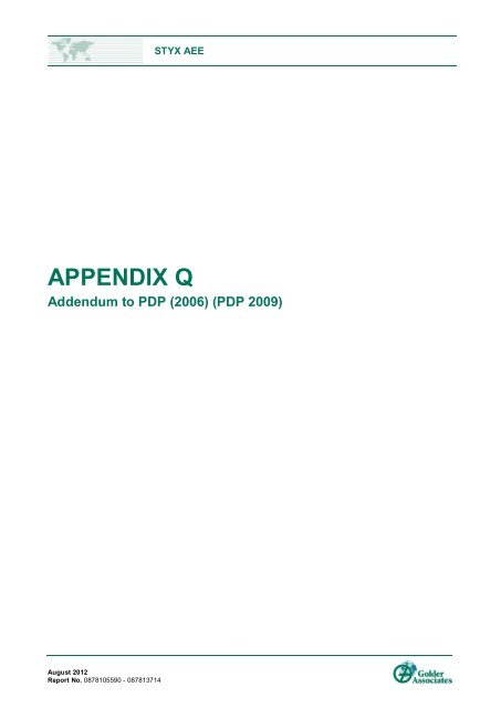 APPENDIX Q - Environment Canterbury