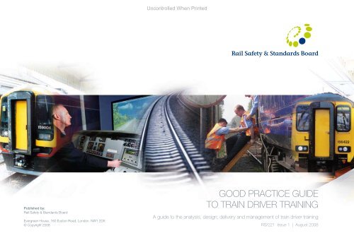 GOOD PRACTICE GUIDE TO TRAIN DRIVER TRAINING - RGS Online