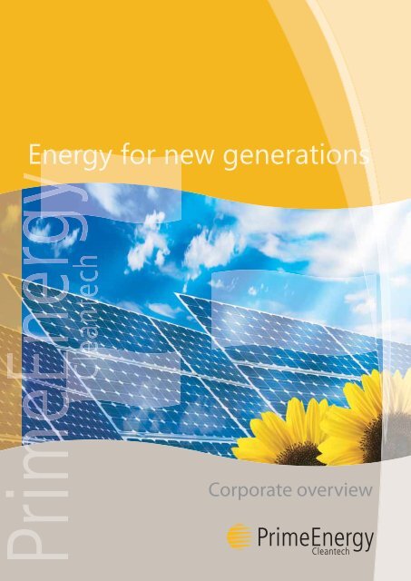 Investor relations - PrimeEnergy Cleantech SA