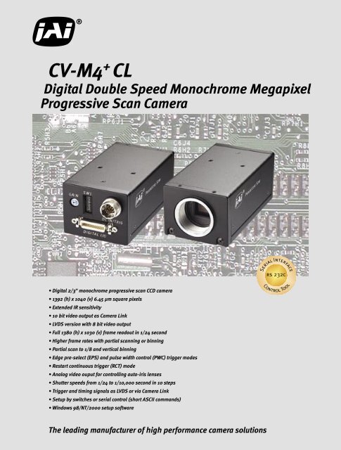 CV-M4+ CL - E-Vision Systems Inc