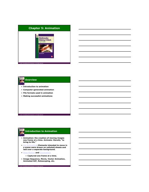 Chapter 05 Animation