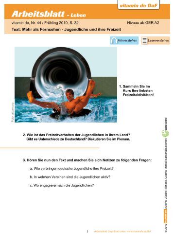 Arbeitsblatt Deutsch Abkürzungen - Cogbyte