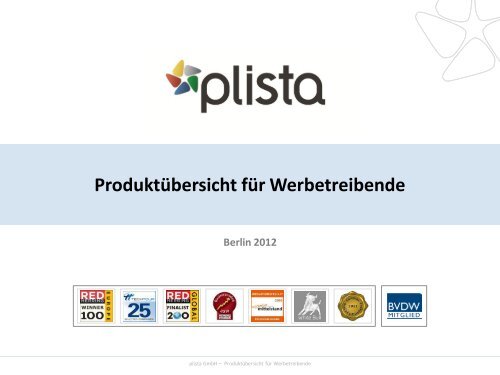 Display (IAB) Automatisierung und Optimierung Ihres ... - Plista.com