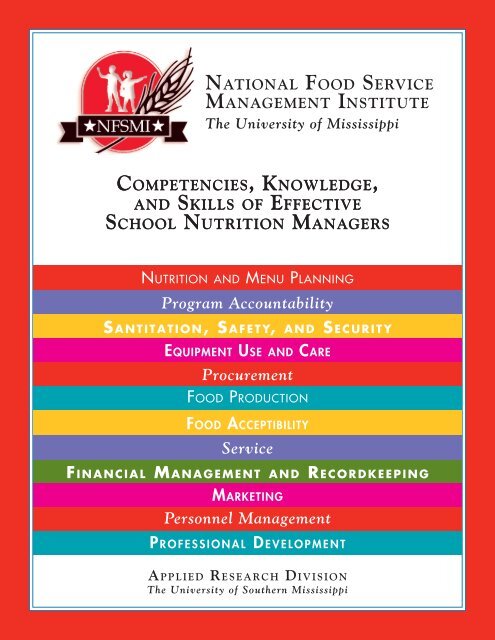 entRy-level - National Food Service Management Institute