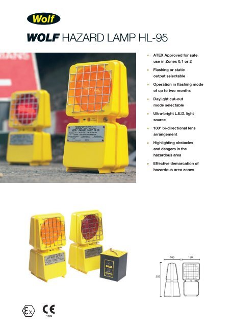 ATEX Hazard Lamp Leaflet - Wolf Safety Lamp Company