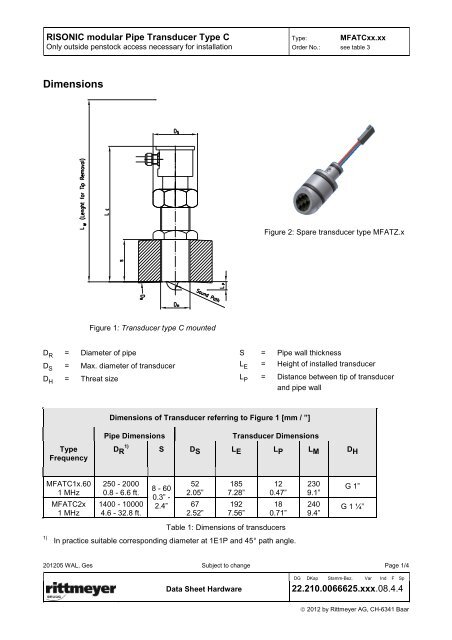 MFATC Data sheet - Rittmeyer