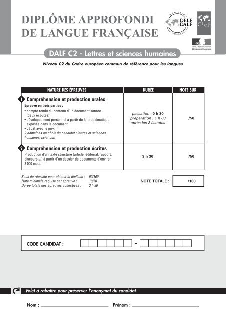 manuel du candidat au TCF ANF - CIEP
