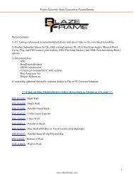 BlazeFrame "FSB" (Flat Strap Backer)