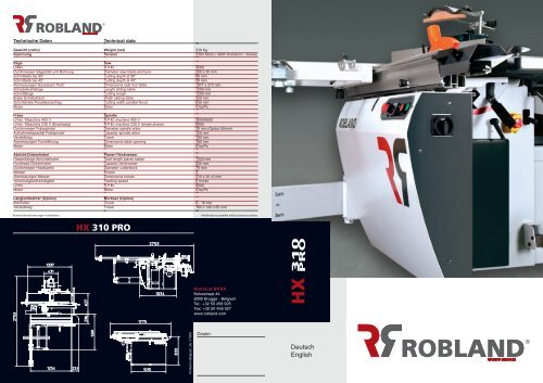 HX 310 PRO - Robland