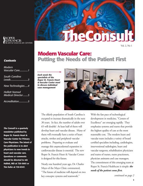 Modern Vascular Care - Roper St. Francis Healthcare
