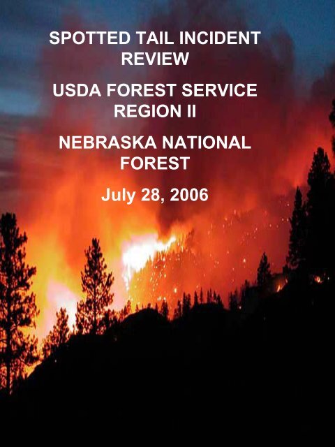 Spotted Trail Peer Review - Wildland Fire