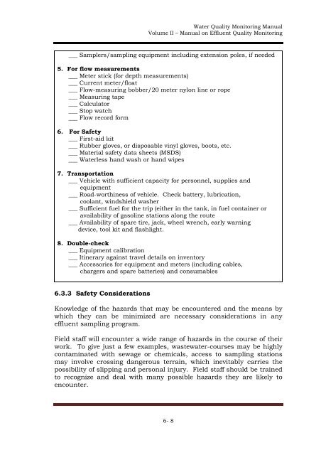 Water Quality Monitoring