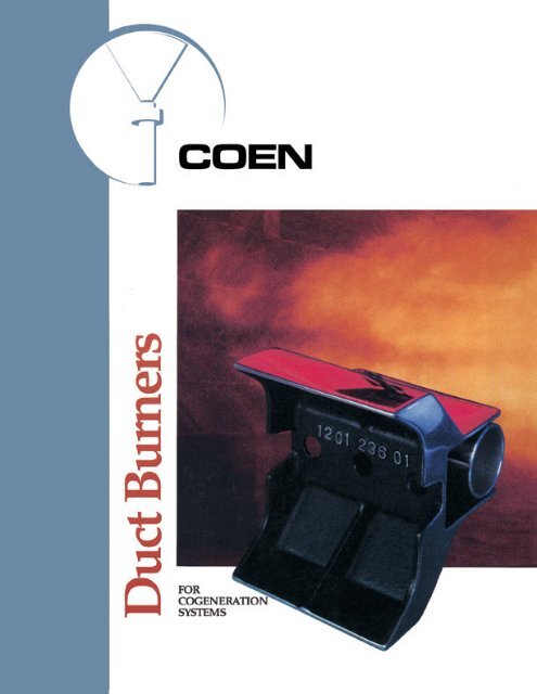 Coen Duct Burners for Cogeneration Systems - Inproheat