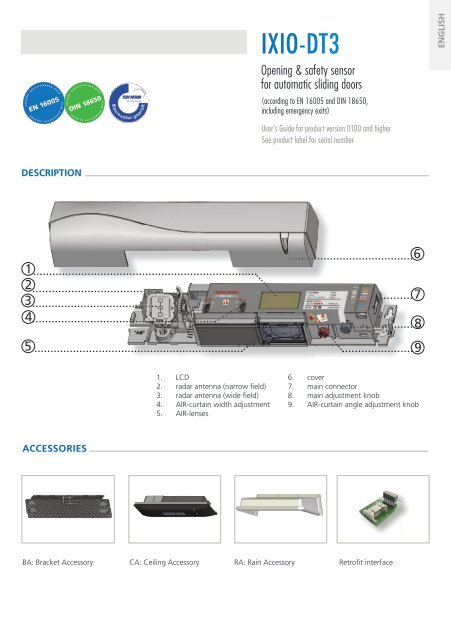 IXIO-DT3 - BEA Pedestrian