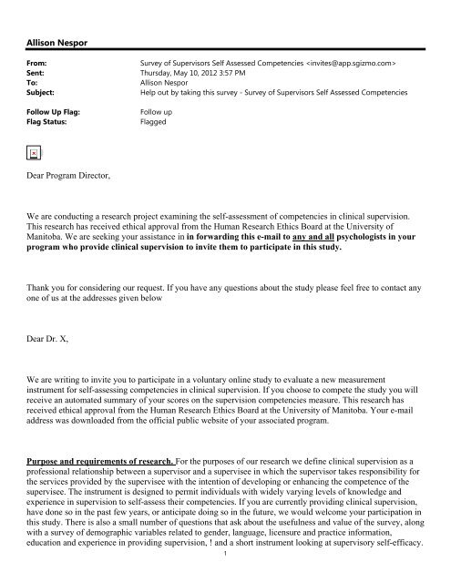 Microsoft Outlook - Memo Style