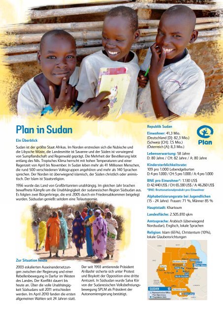 Plan in Sudan - Plan Deutschland