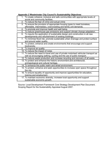 Strategic Flood Risk Assessment - Westminster City Council