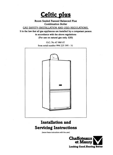 CHAFFOTEAUX CELTIC PLUS GCNo.47-980-07.pdf - Around Town ...