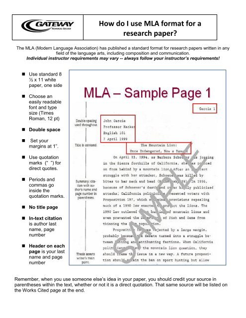  Mla Format For Science Papers How To Write A Research Paper In MLA Format With Examples 2022 