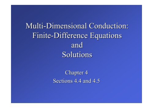 Finite Difference Equations And Solutions 3940