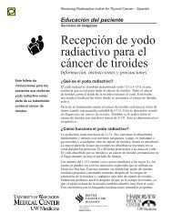 Yodo radioactivo I-131 para tratar el cáncer de tiroides