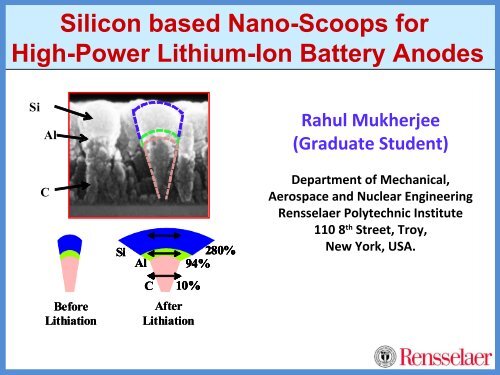 Silicon based Nano-Scoops for High-Power Lithium-Ion Battery ...