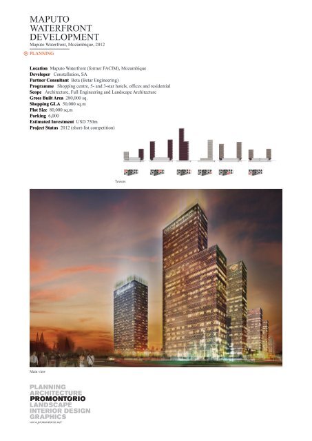 MAPUTO WATERFRONT DEVELOPMENT - Promontorio