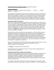 Katz ADL / Lawton IADL - MaineHealth