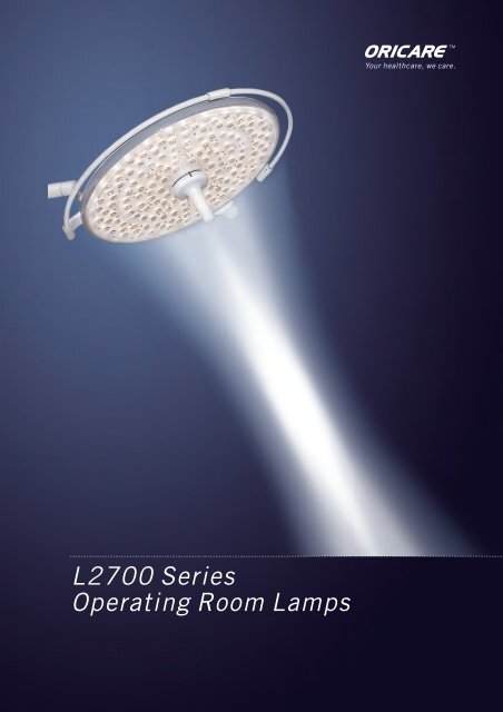 L2700 Surgical Lamp from Oricare Brochure - Roxon