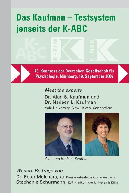 Das Kaufman â€“ Testsystem jenseits der K-ABC - PITS