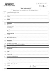Formular E 207 - Certificat privind cariera de asigurat
